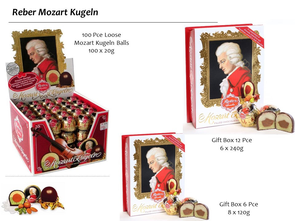 Reber Mozart Kugeln – Adams International Foods