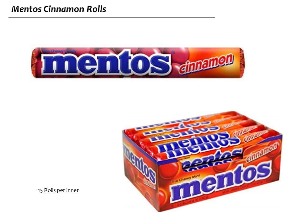 Mentos Cinnamon Rolls – Adams International Foods
