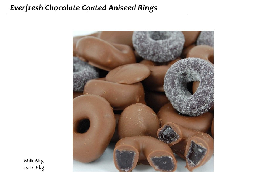 Everfresh Chocolate Coated Aniseed Rings – Adams International Foods