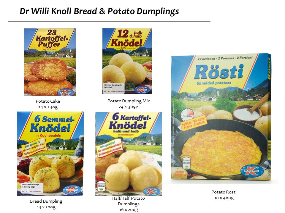 Dr Willi Knoll Bread & Potato Dumplings – Adams International Foods